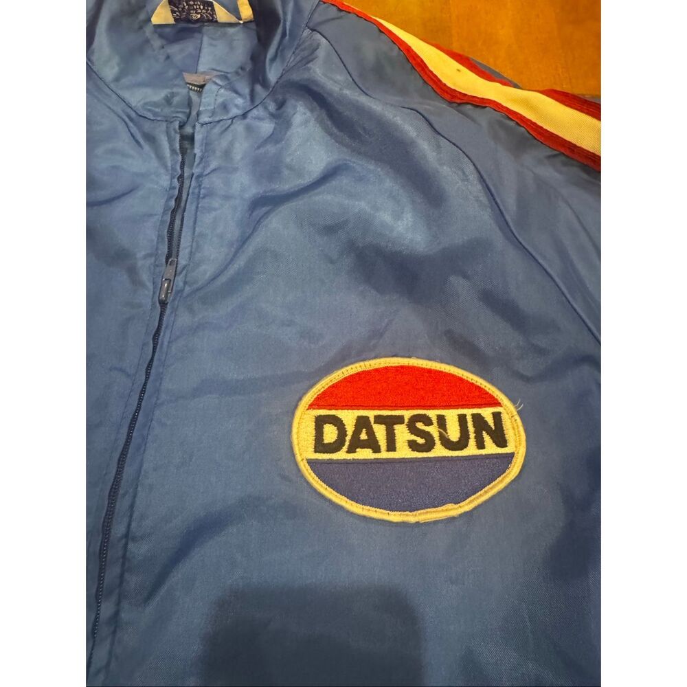 datsun | Jackets & Coats | Vintage 7s Datsun Racing Jacket Xl Crown ...